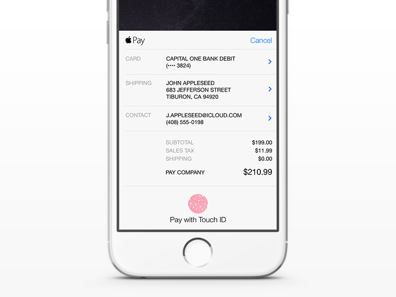 Apple Pay for Sketch Freebie - Download Sketch Resource - Sketch Repo