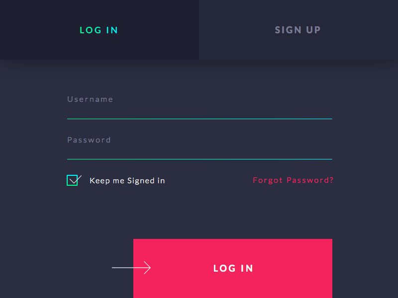 Sign In Form Freebie - Download Sketch Resource - Sketch Repo