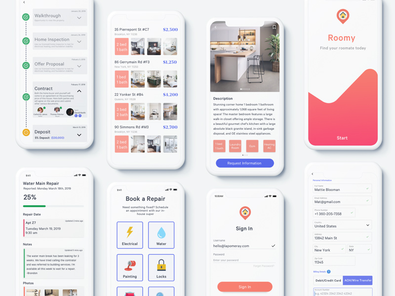 Apartment Search App Concept Freebie - Download Sketch Resource ...