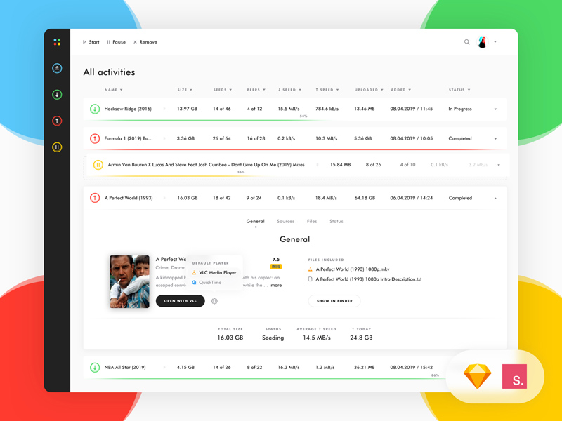 Free Sketch Desktop App Interfaces for MacOS, Windows 10, TV, and VR ...