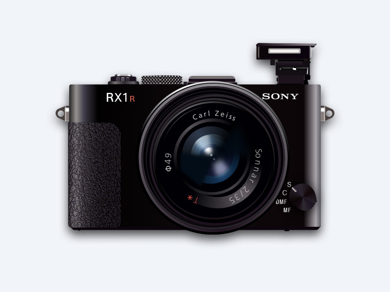 Sony RX1 Camera Illustration Freebie - Download Sketch Resource ...