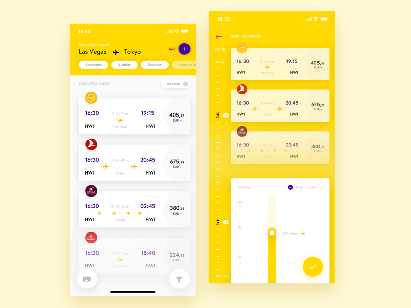 Flight App UI Freebie - Download Sketch Resource - Sketch Repo