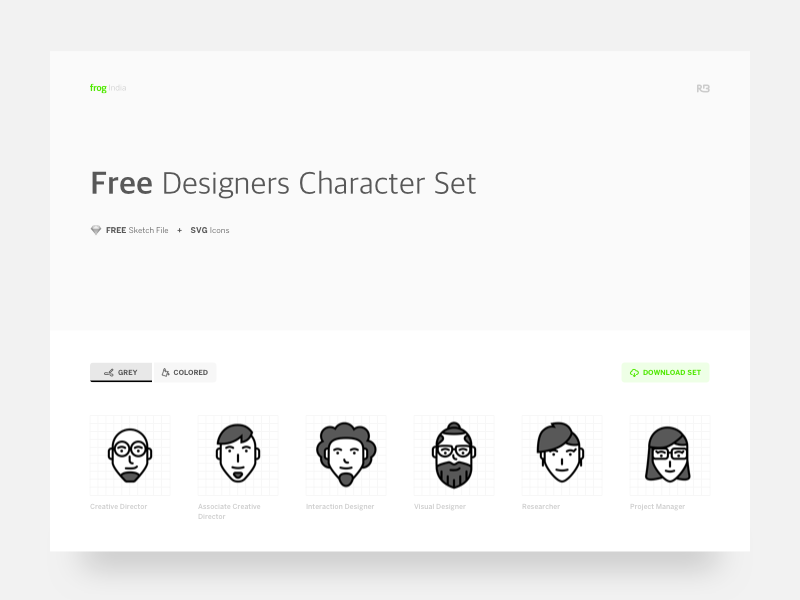 Designer Characters Set Freebie - Download Sketch Resource - Sketch Repo