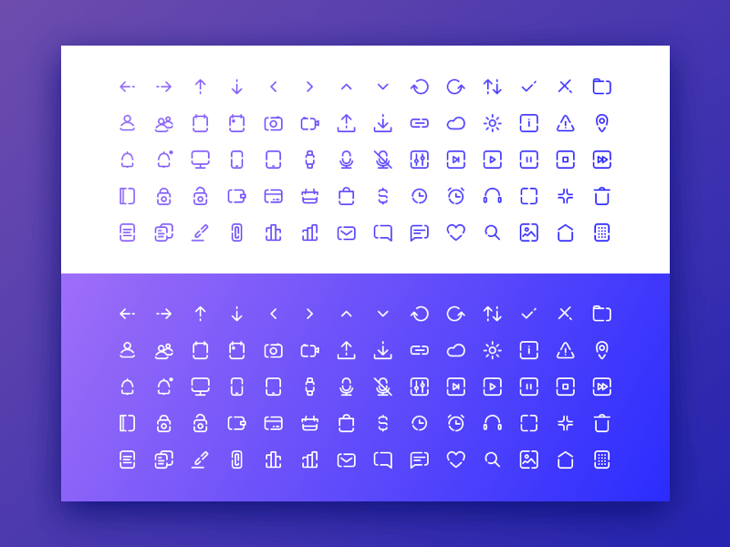 Outline Icons Set Freebie - Download Sketch Resource - Sketch Repo