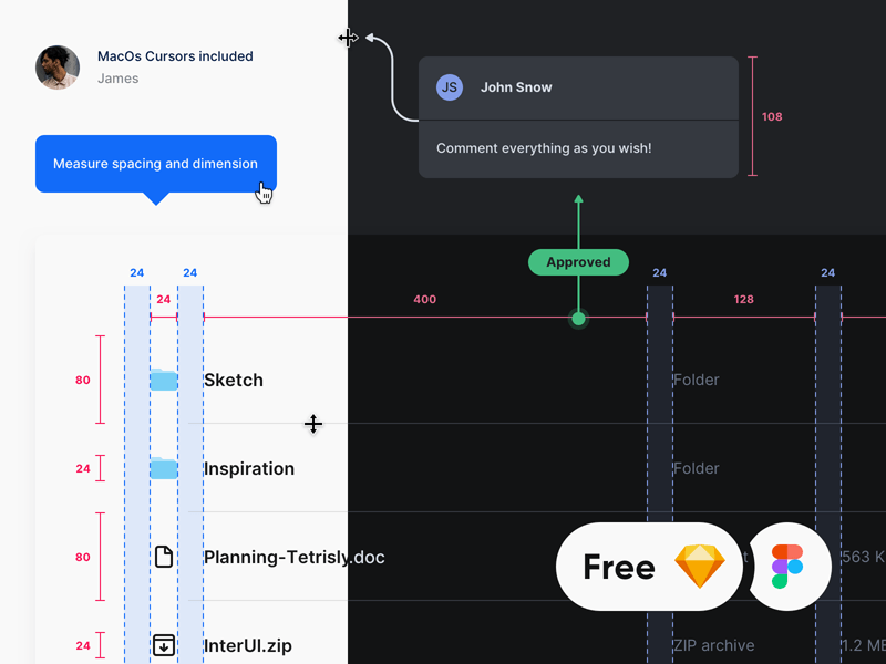 UX/UI Documentation Kit Freebie - Download Sketch Resource - Sketch Repo