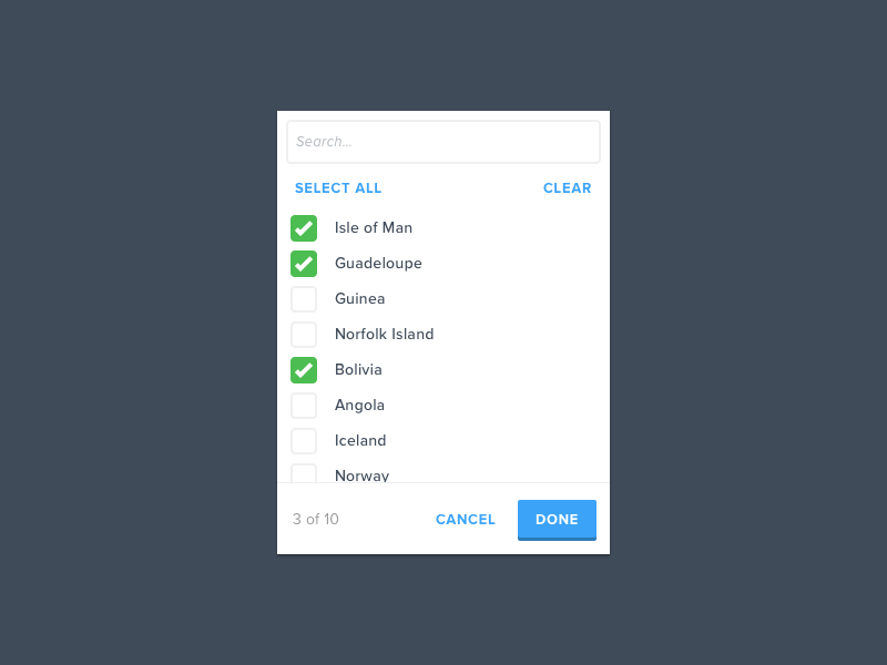 Selection – Search Results – Sketch Repo