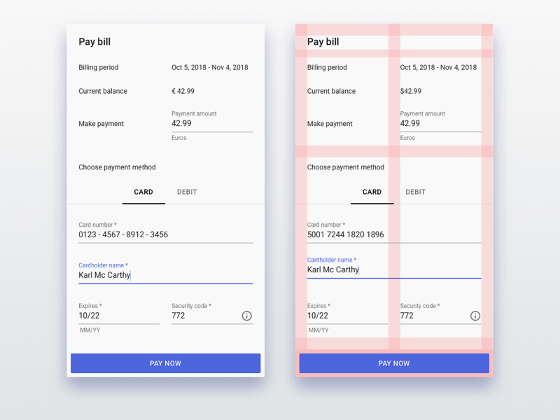 Material Design Payment Dialog Freebie - Download Sketch Resource ...