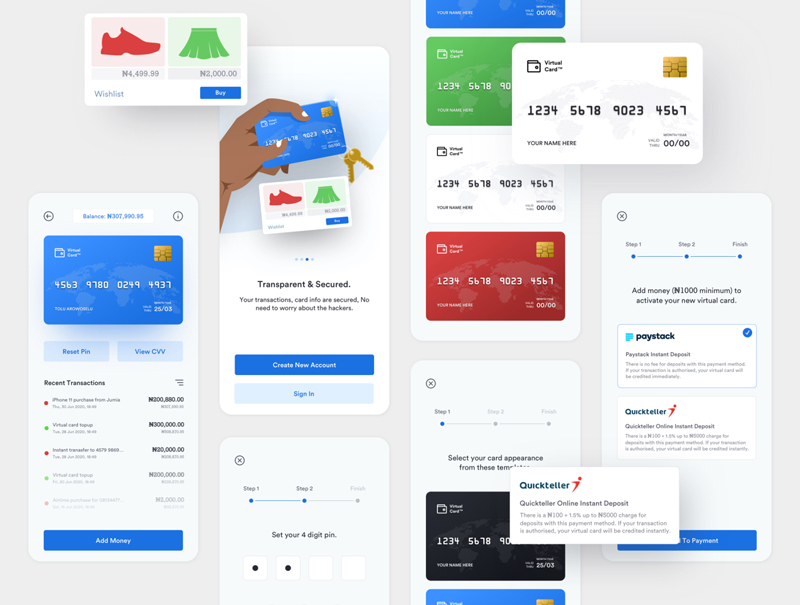 Credit Card App Kit Freebie - Download Sketch Resource - Sketch Repo