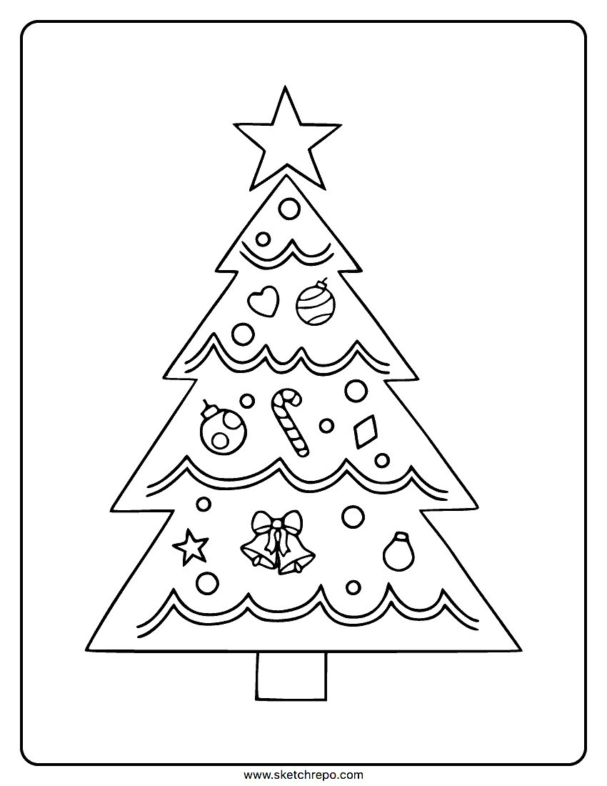Stick Tree Page Coloring Pages