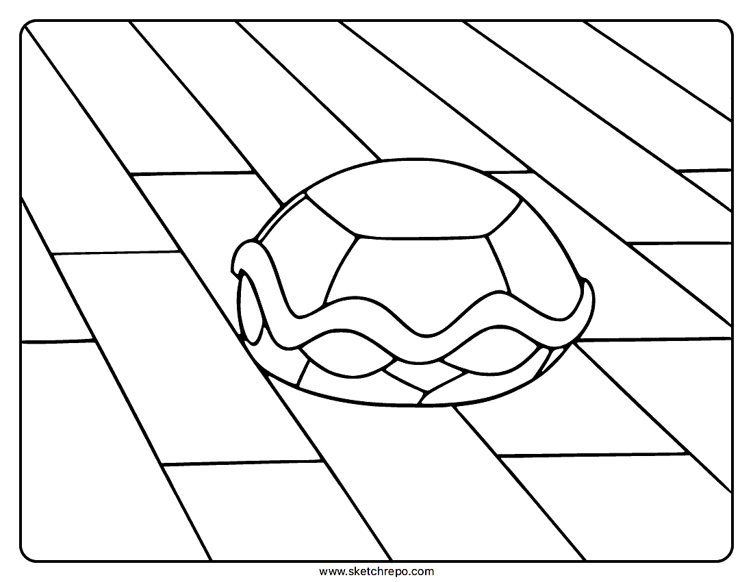 Squirtle Shell Coloring Page - Sketch Repo